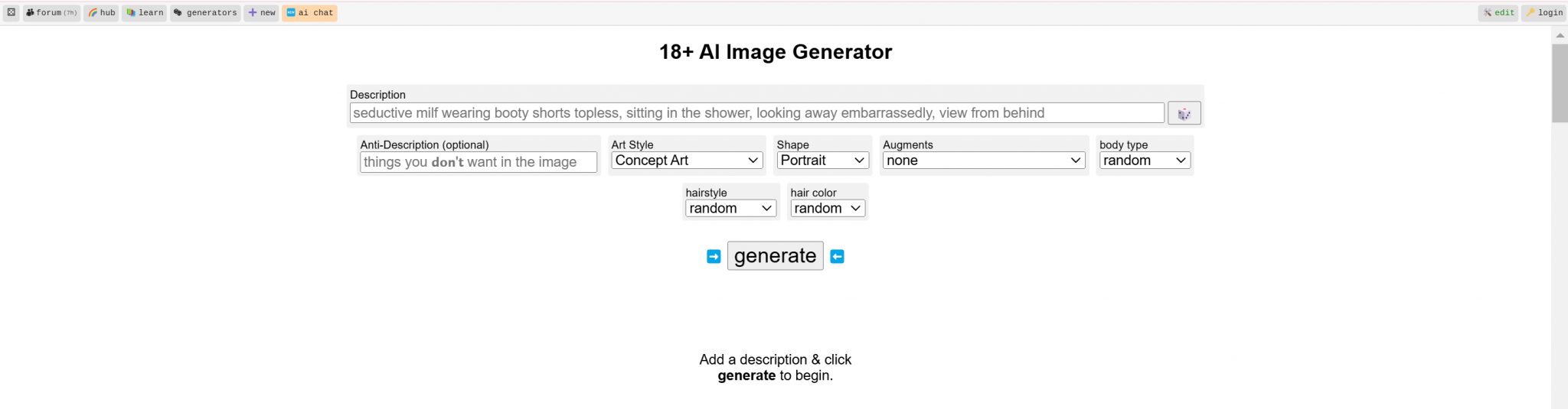 How to use perchance AI image generator? Step-by-Step Guide - GenZone AI
