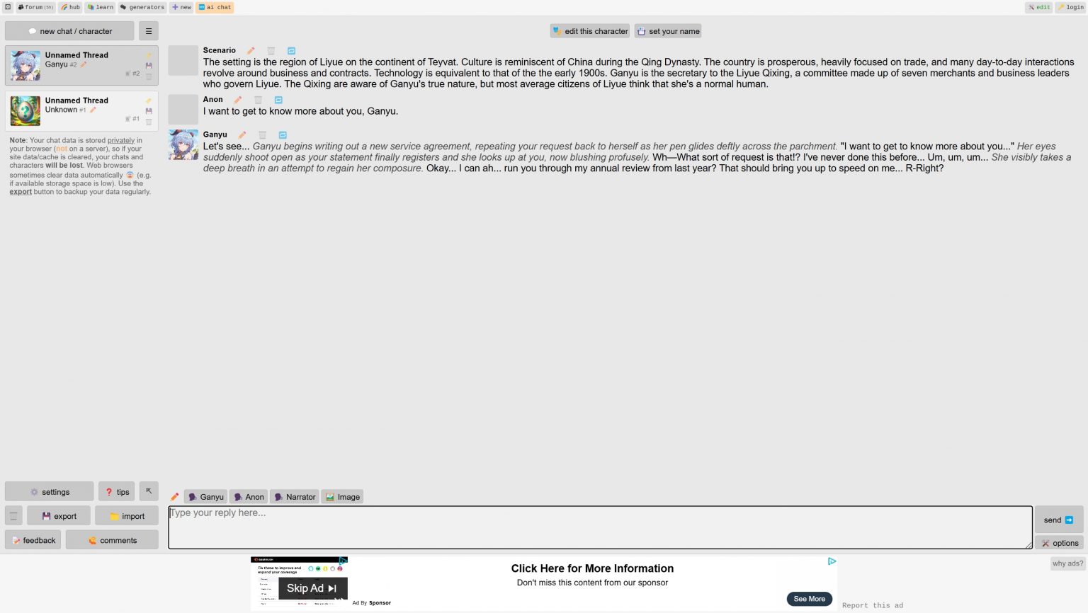 Step-by-Step guide on how to use Perchance AI Chat - GenZone AI