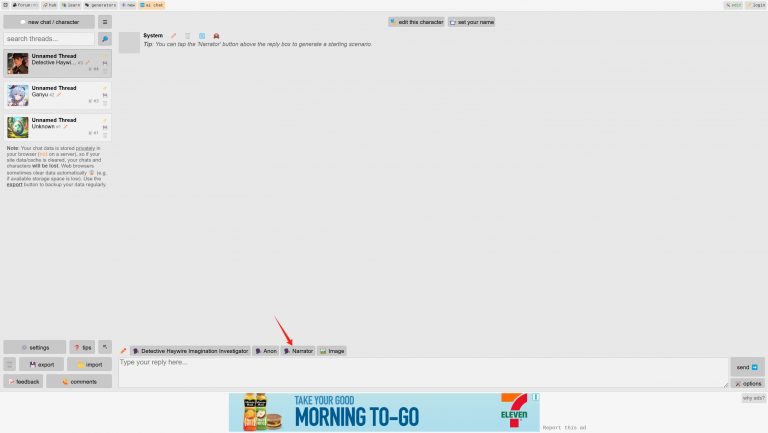 Step-by-Step guide on how to use Perchance AI Chat - GenZone AI