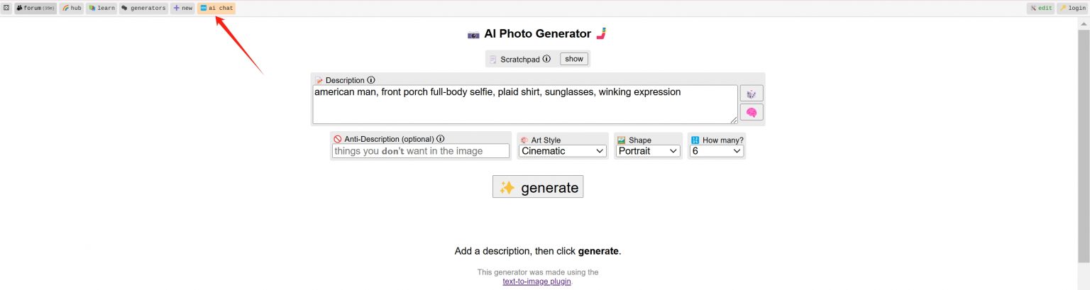 Step-by-Step guide on how to use Perchance AI Chat - GenZone AI