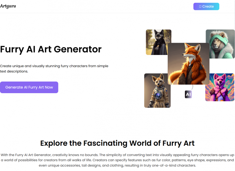 Create Your Own Fursona: 5 Must-Try Furry AI Art Generators - GenZone AI